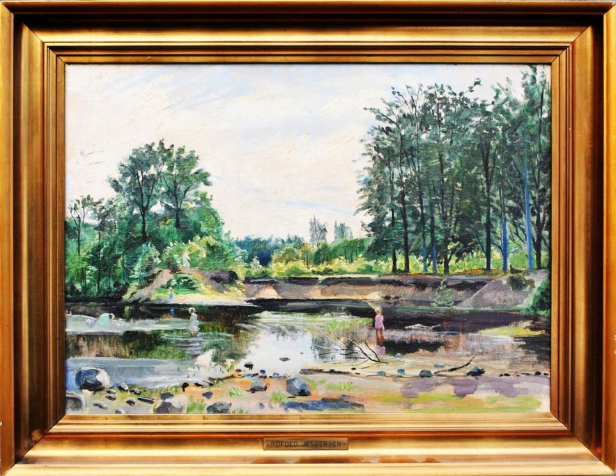 1stantik - Hans Koefoed- Jespersen (1884 - 1975) Dänemark. Kinder im ...