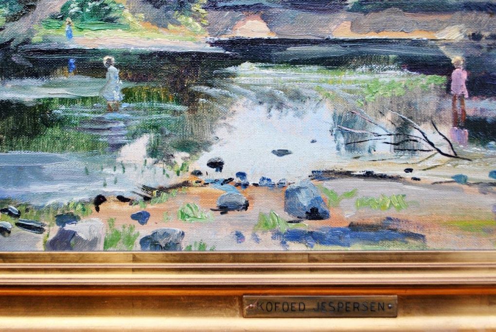 1stantik - Hans Koefoed- Jespersen (1884 - 1975) Dänemark. Kinder im ...